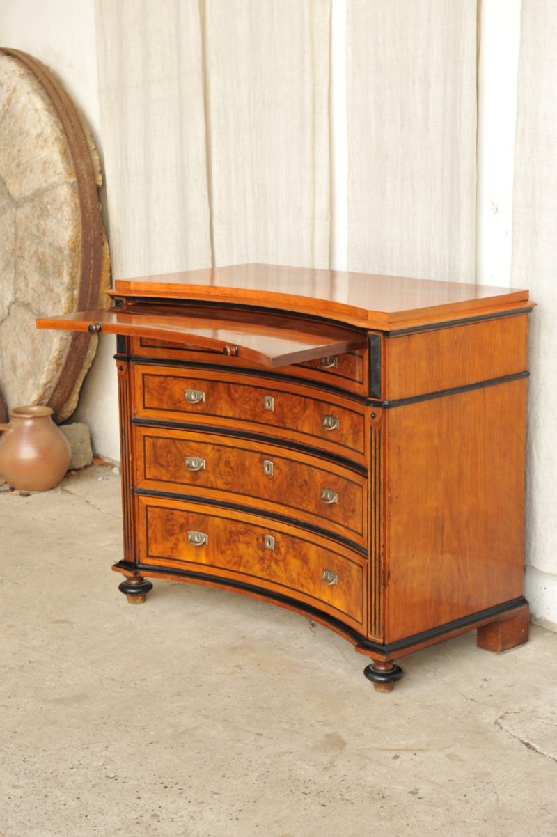 Biedermeier Kommode konkav gebogene Front - Antik im Hof - antikes ...